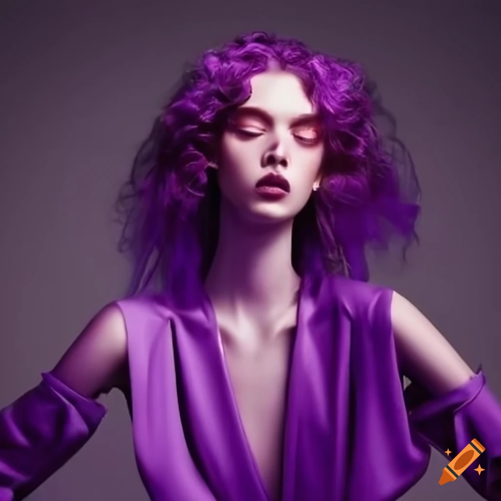 Abstract image in purple color