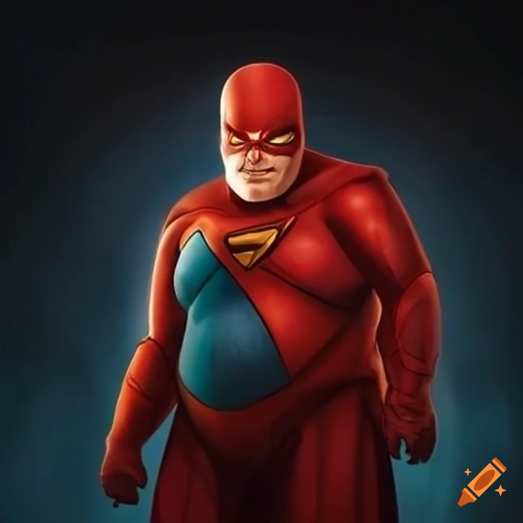 Cartoon superhero inspired by fat macronutrient on Craiyon