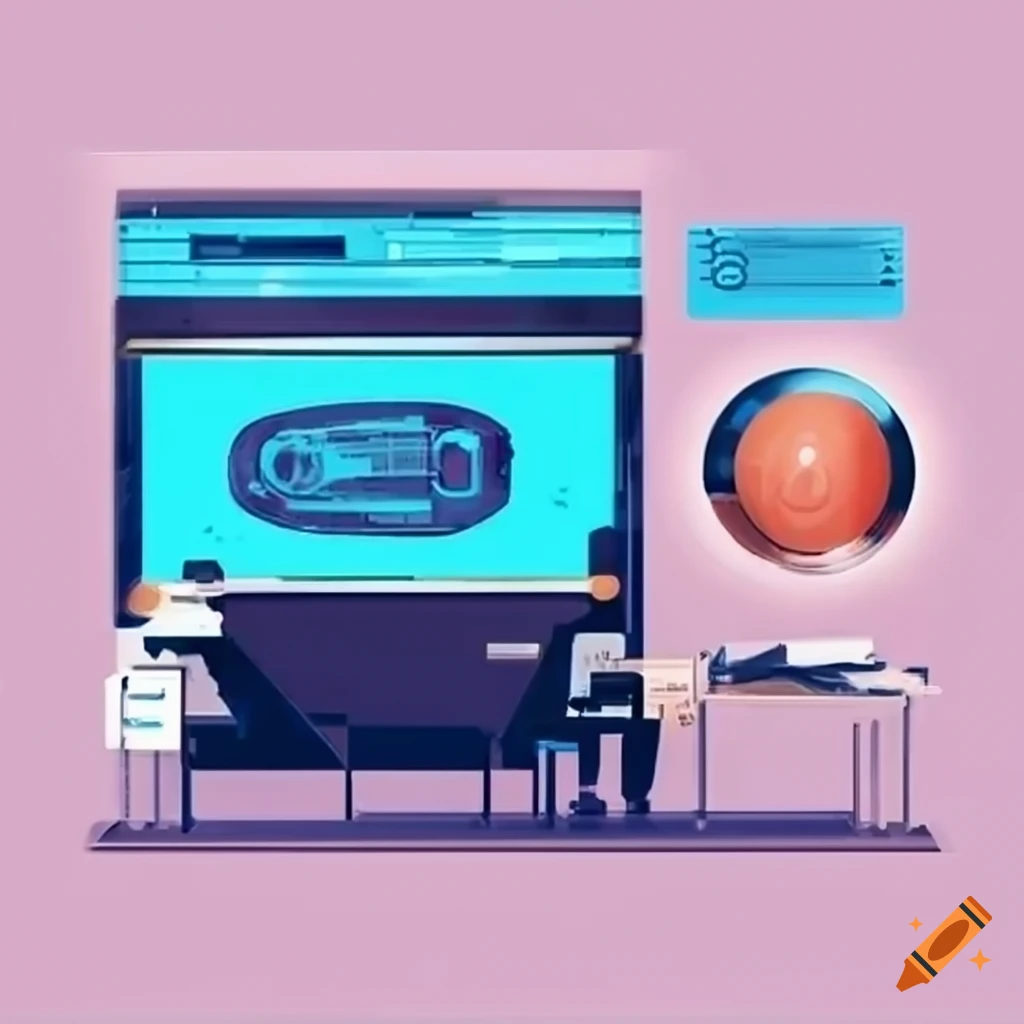 Futuristic web interface design on Craiyon