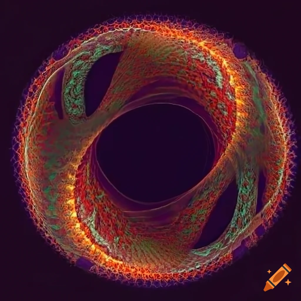 Abstract image with mathematical symbols and shapes on Craiyon