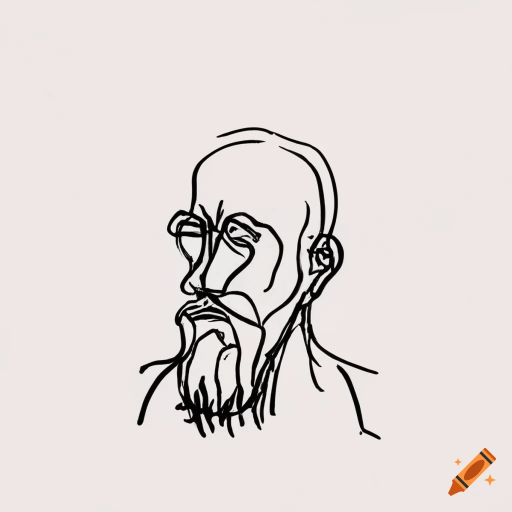 Medieval woodcut style portrait of an outlaw on a white background on ...