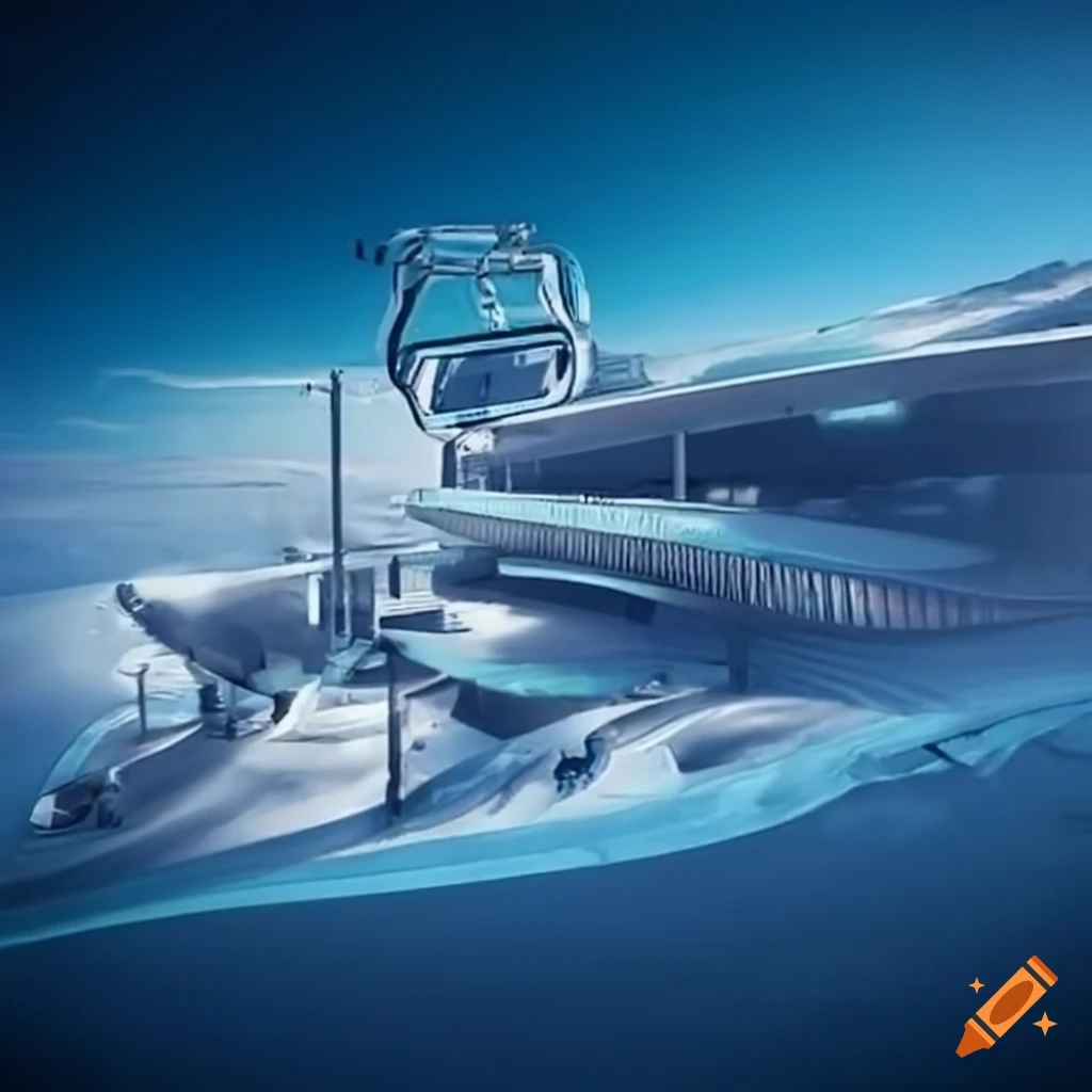 White futuristic underwater storage chest on Craiyon