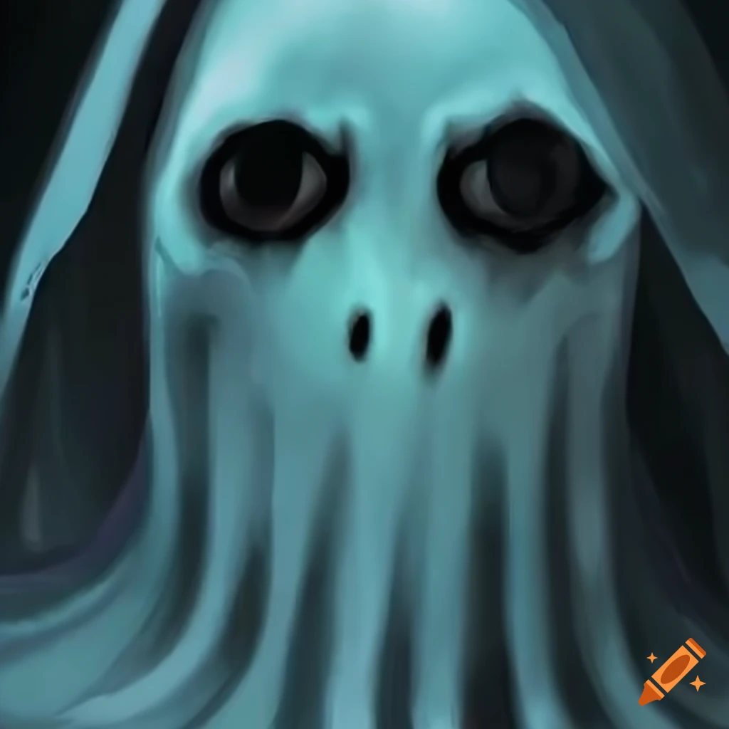 Scary ghost on Craiyon