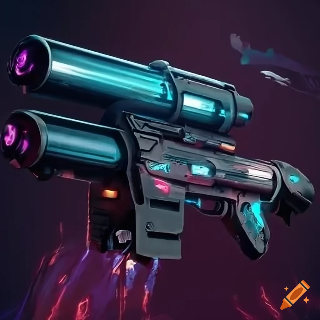 Cyberpunk rocket launcher