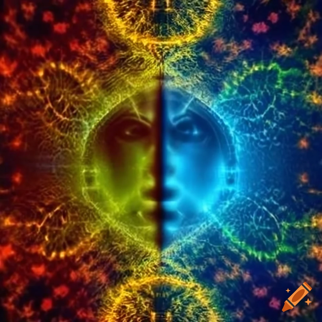 Color photo depicting subliminal messages on human consciousness on Craiyon