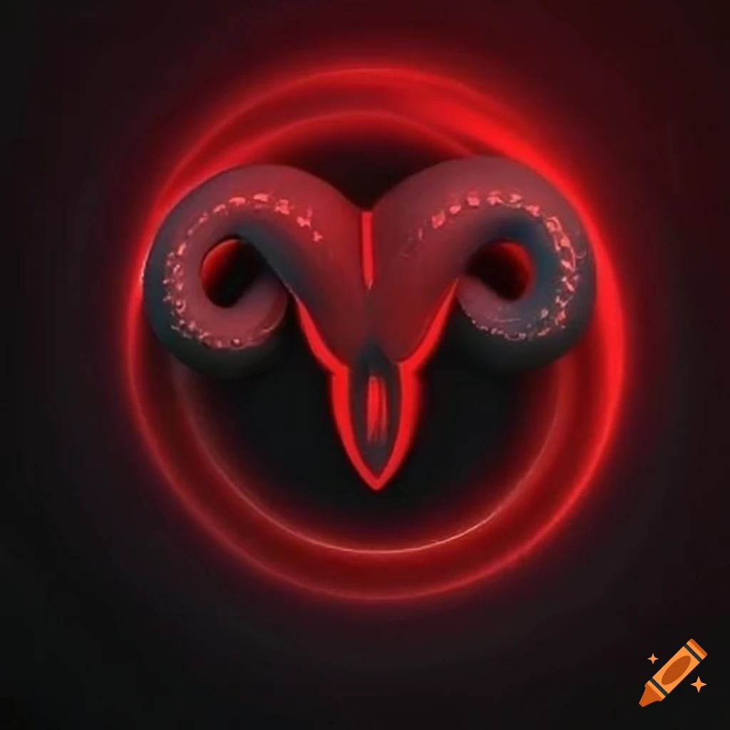 Symbol of aries zodiac sign