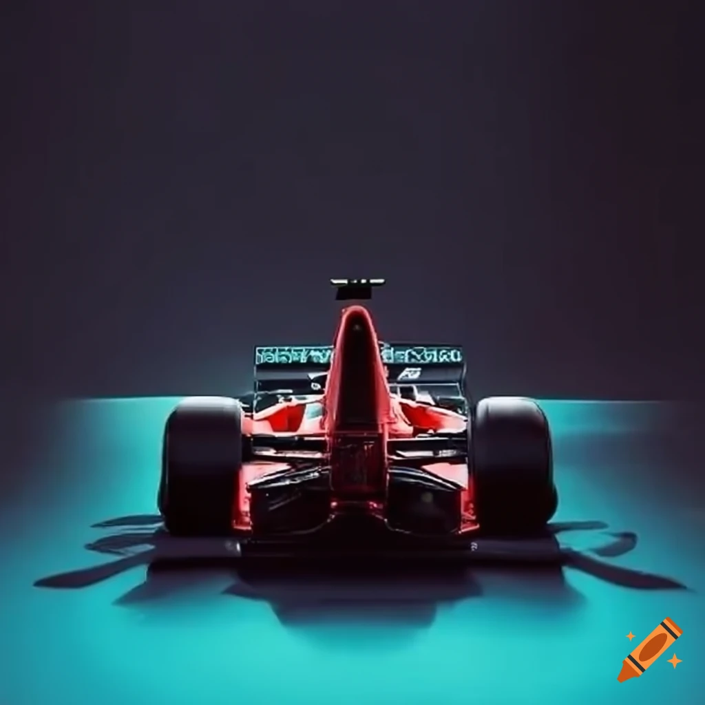F1 Vehicle On The Race Track On Craiyon