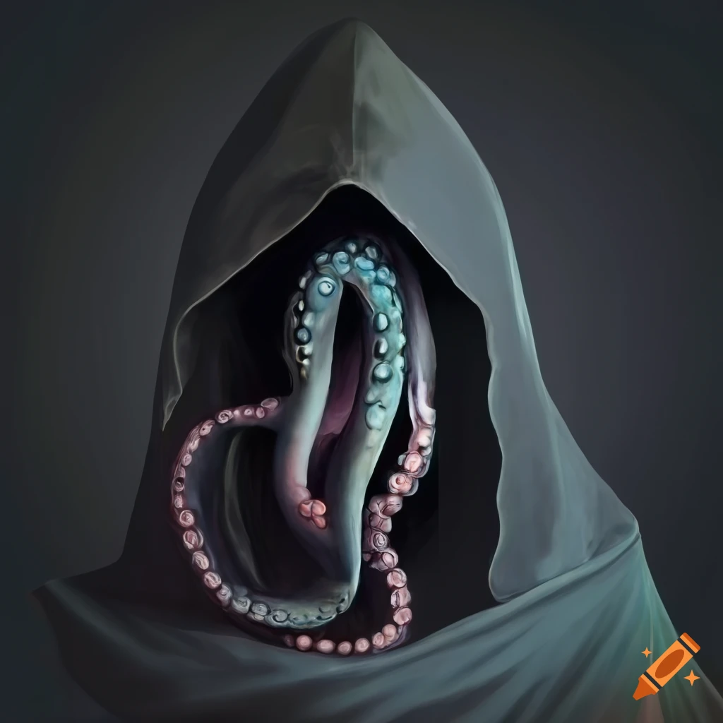 Portrait of a dark fantasy lizard wearing a coat and holding a staff on ...