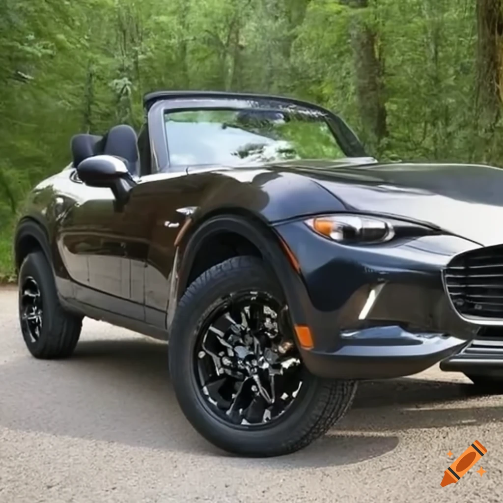 Off-road convertible SUV Mazda MX-5 CX-50 on Craiyon