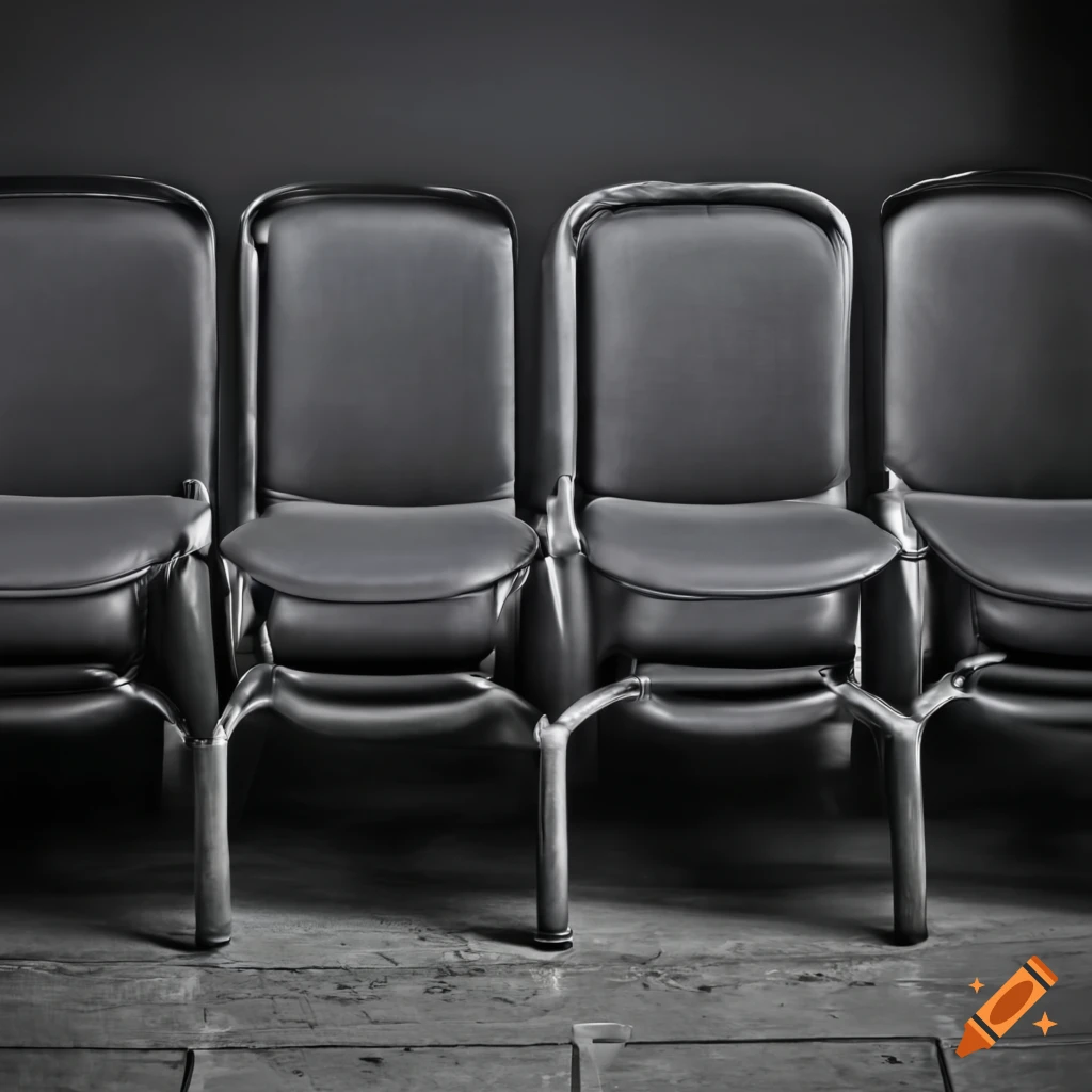 Modern waiting chairs on Craiyon