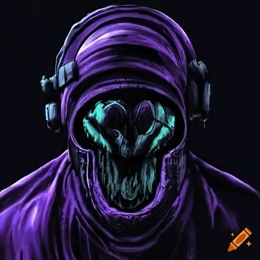 Graphic representing hard techno music