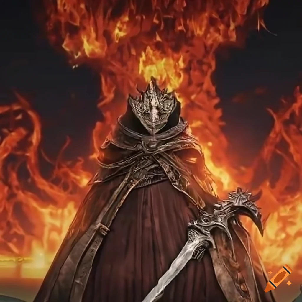 Mural of elden ring world with dark undertones on Craiyon