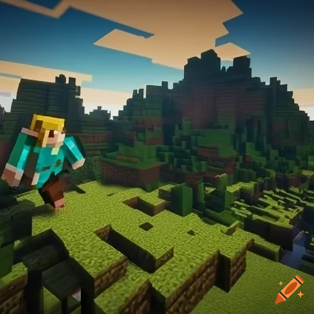 Zelda Minecraft Wallpaper