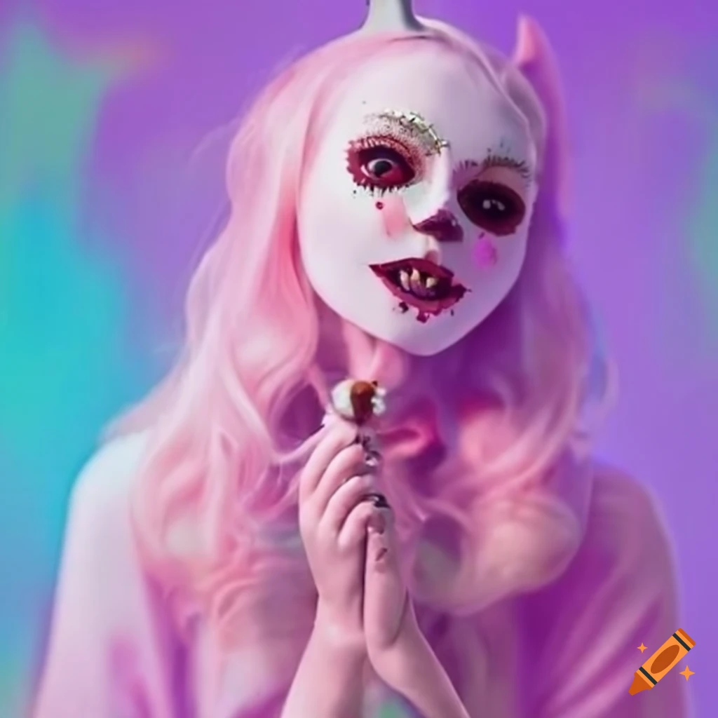 Pastel halloween art on Craiyon