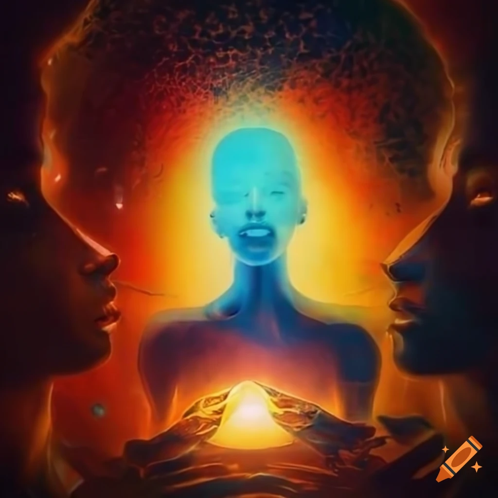 Artistic representation of the human soul