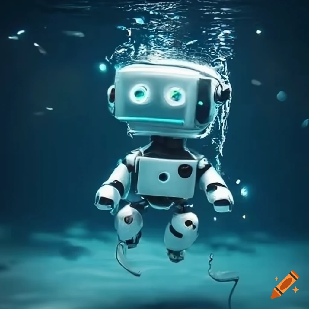Water robot on Craiyon