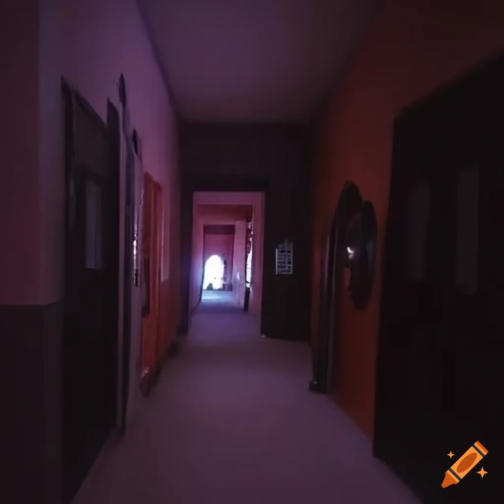 Spooky halloween liminal space on Craiyon