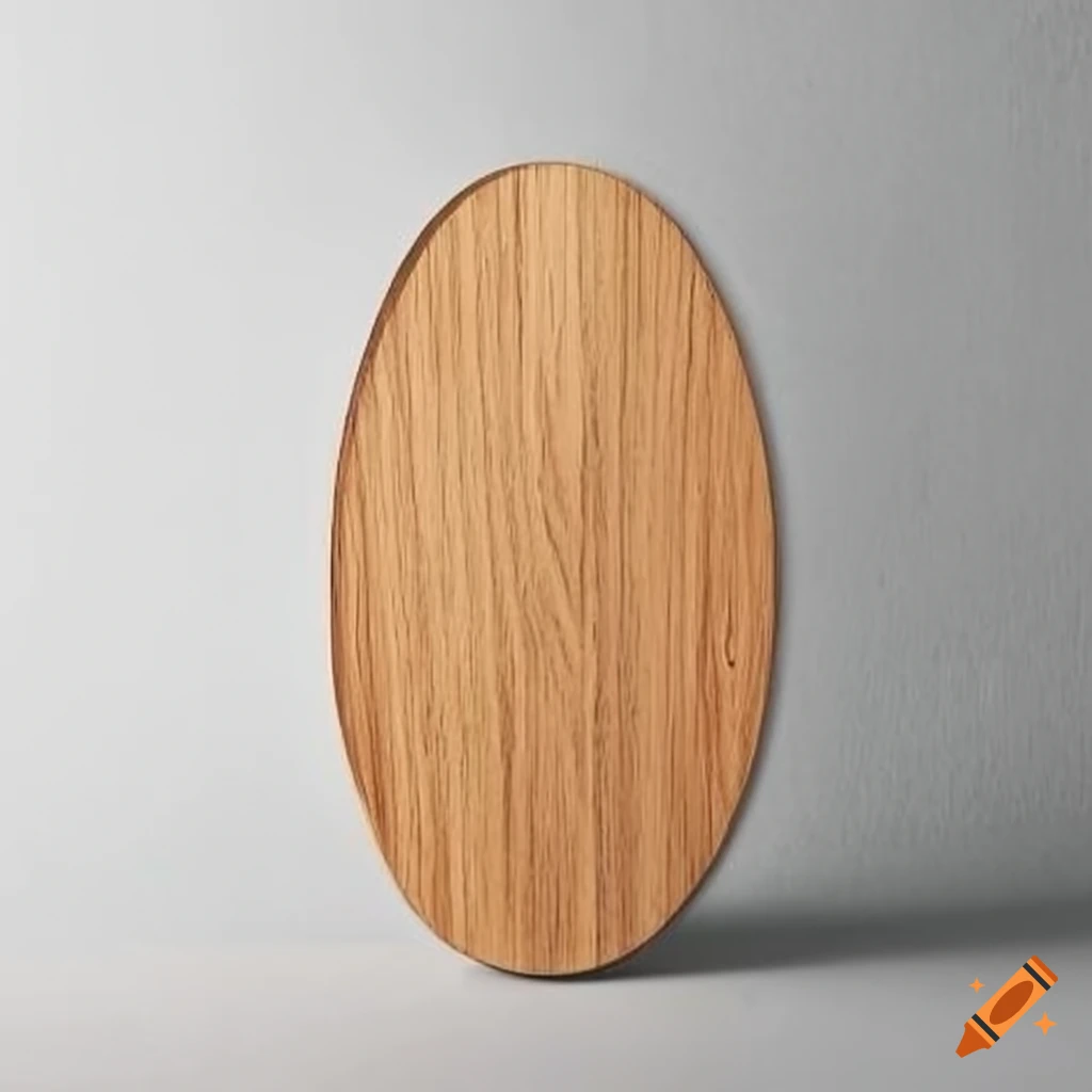 Elongated wooden board with a unique shape on Craiyon