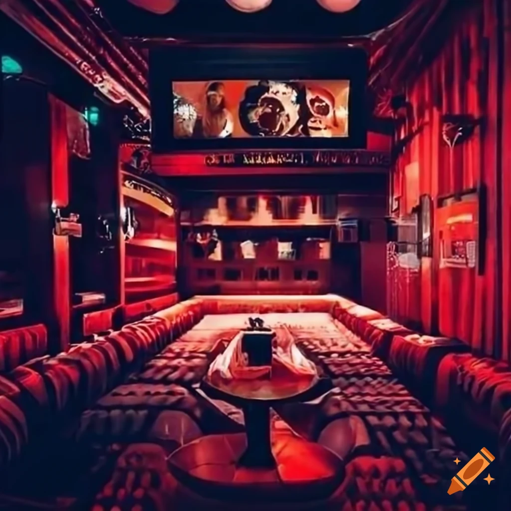 Nocturnal club and restaurant inspired by soccer teams on Craiyon