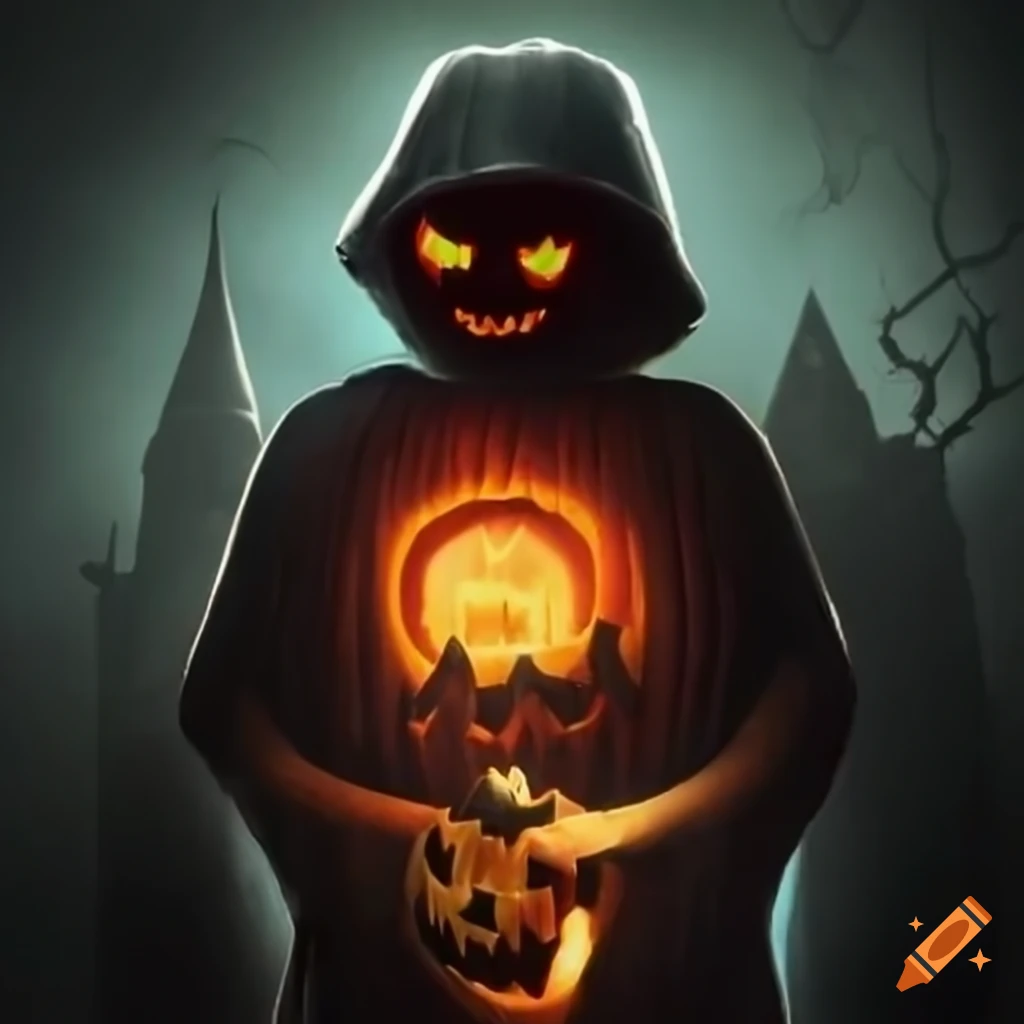 Spooky halloween image on Craiyon