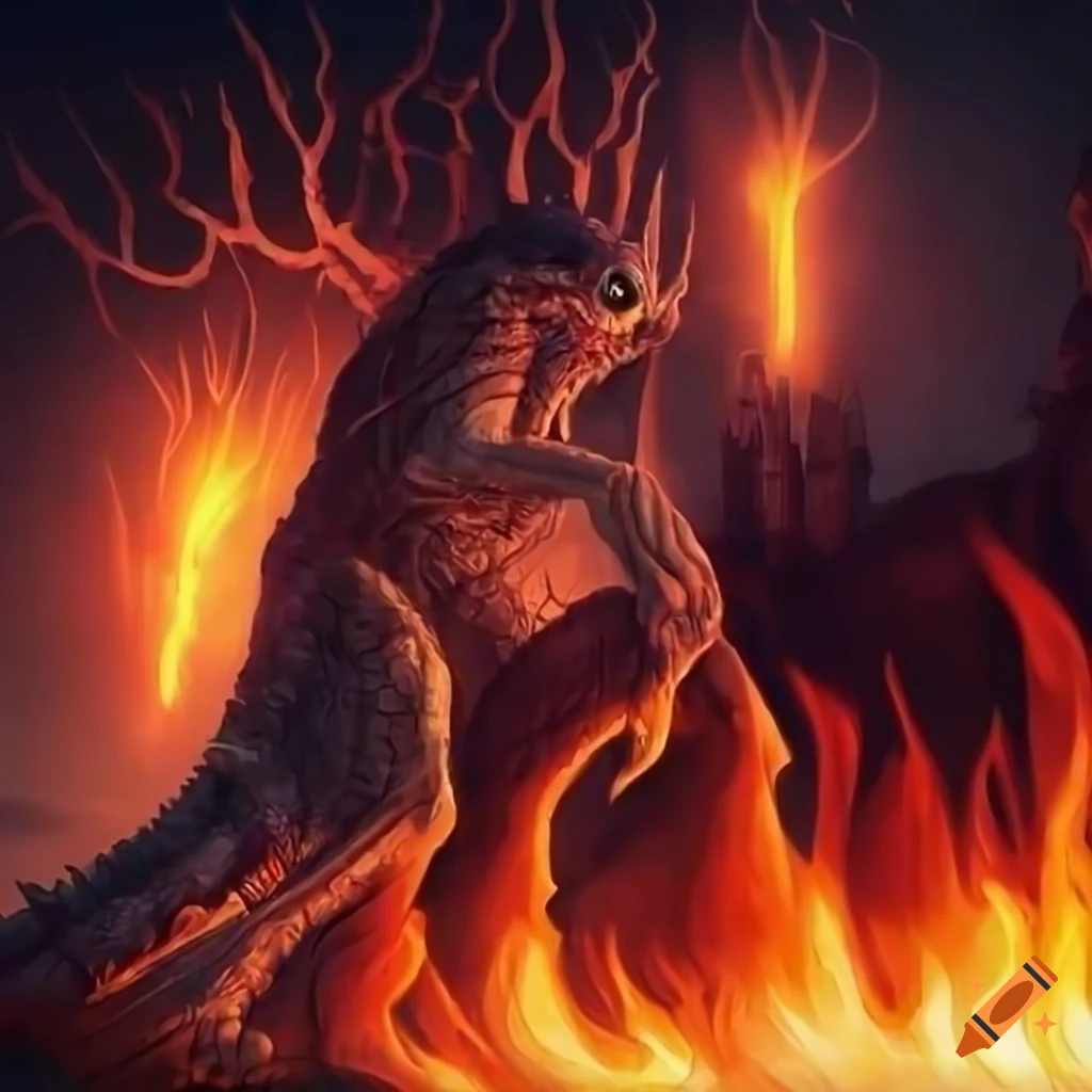 Detailed fairytale illustration of apocalyptic world on Craiyon