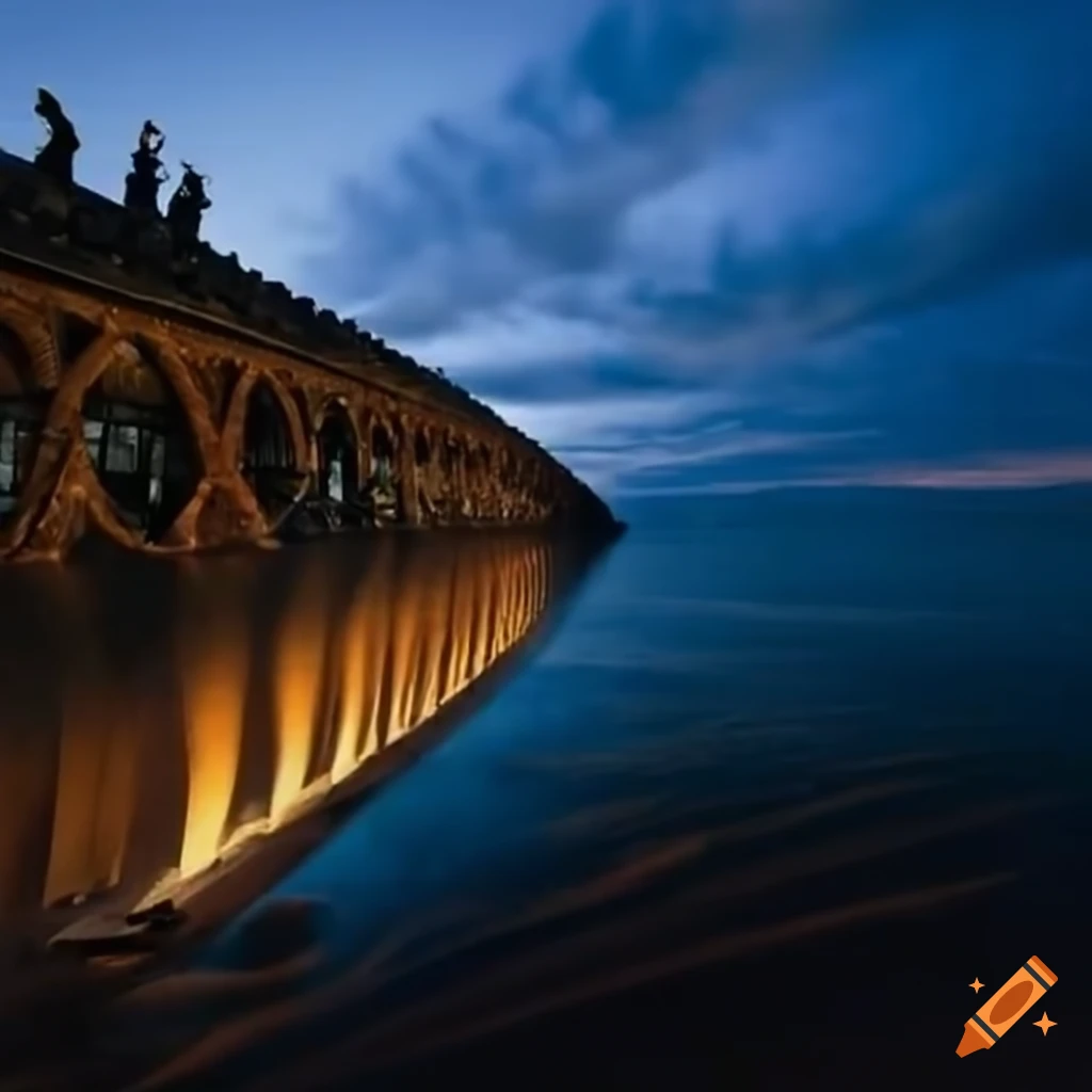 Amazing architectural structures on Craiyon