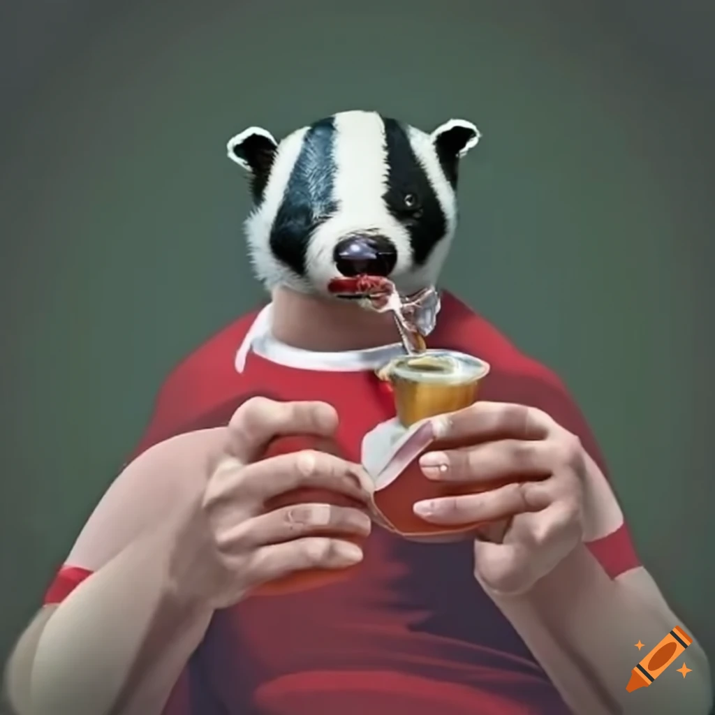 Supervillain named badger on Craiyon
