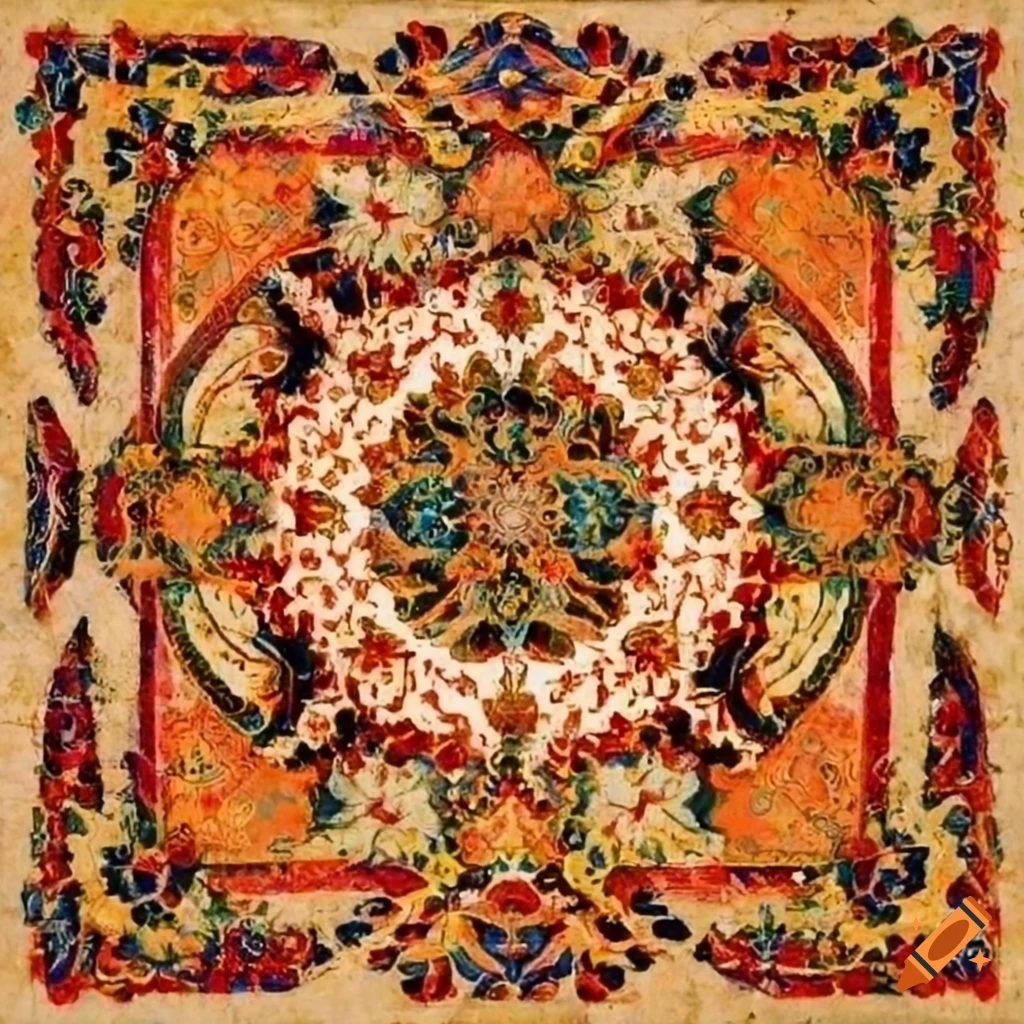 Coptic pattern design on Craiyon