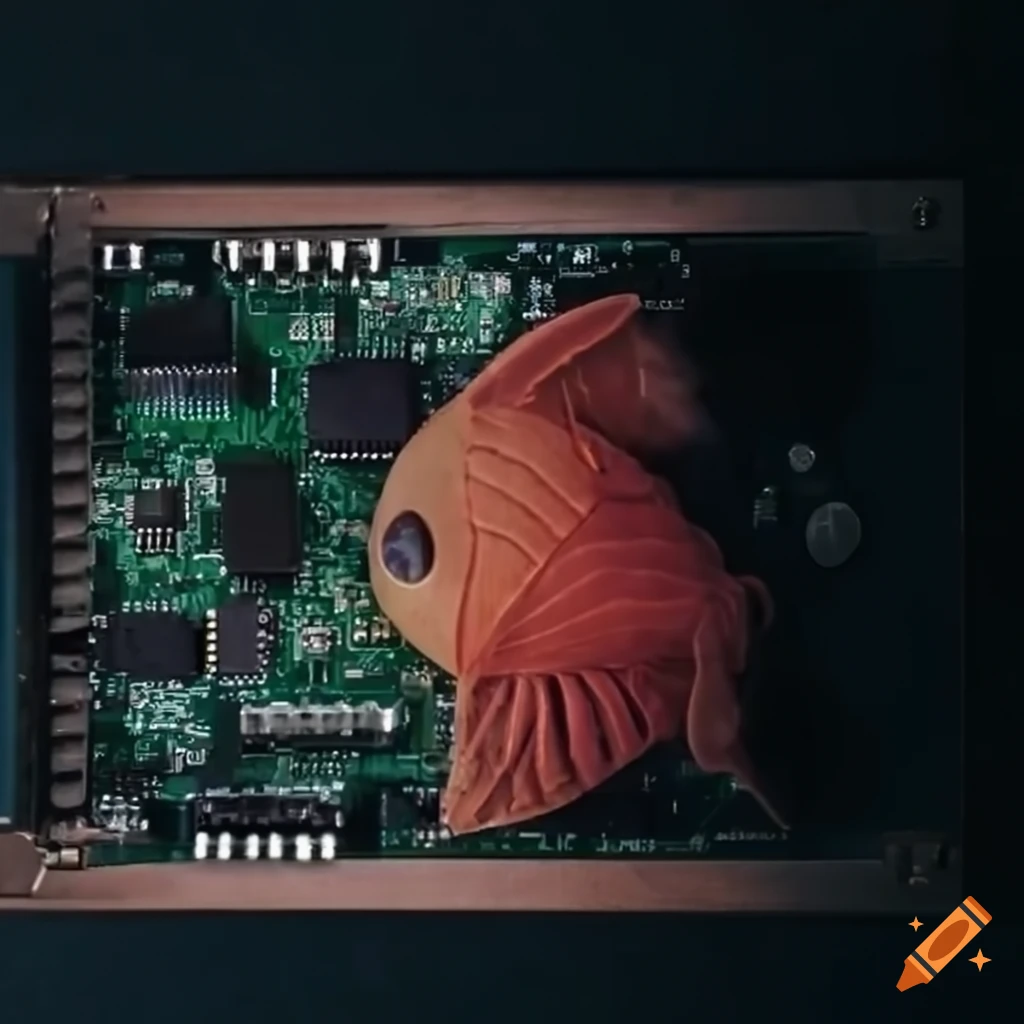 Fish-shaped raspberry pi microboard