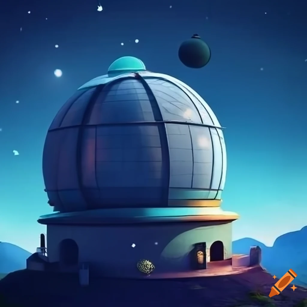 Magical observatory with whimsical details on Craiyon