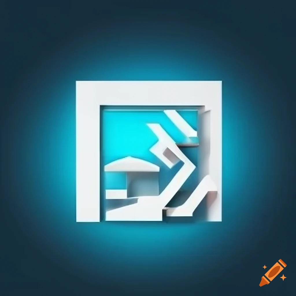 Dynamic construction logo for competitive edge on Craiyon