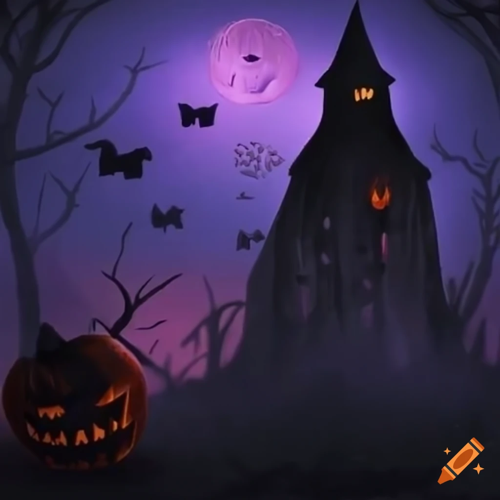 Spooky halloween image on Craiyon