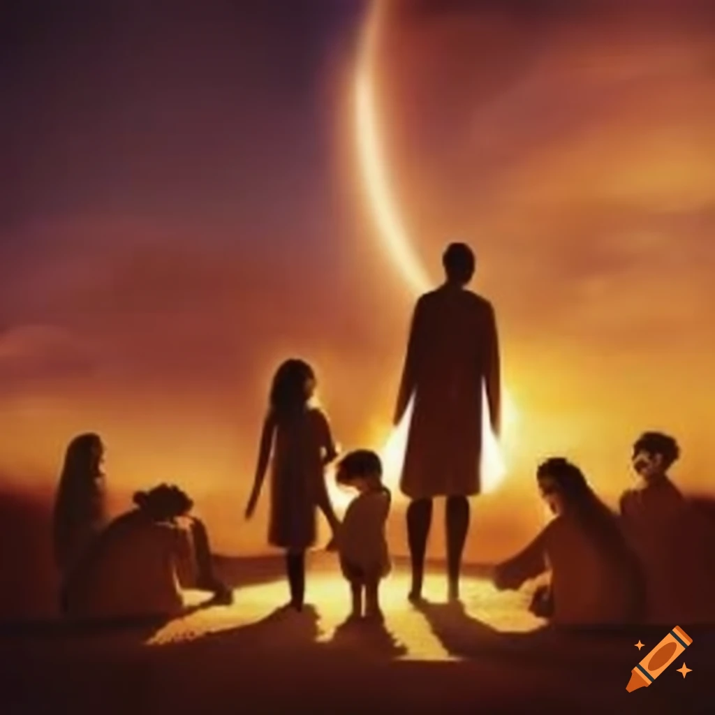 Image representing the eternal bond of family in lds faith on Craiyon