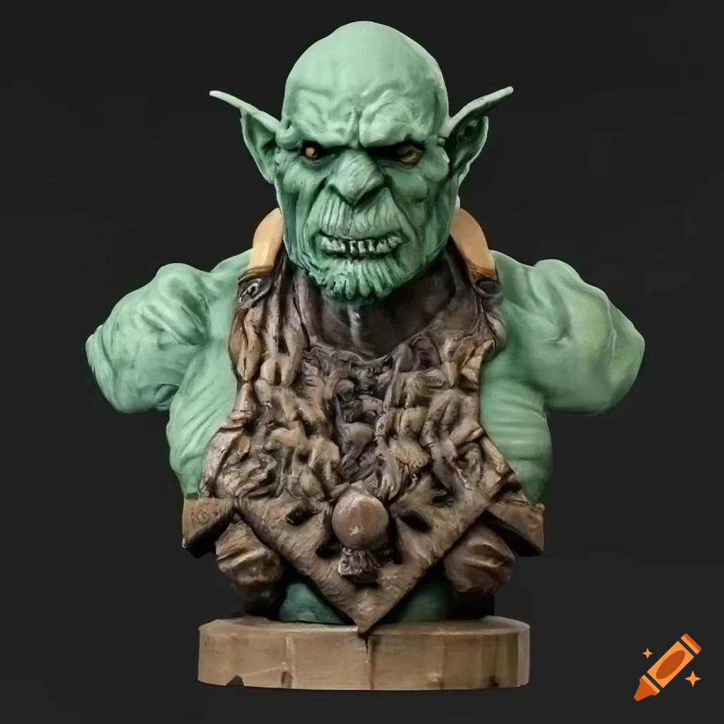 Orc figurine pop on Craiyon