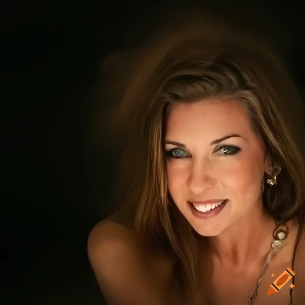 Glamour portrait of Darya Folsom on Craiyon