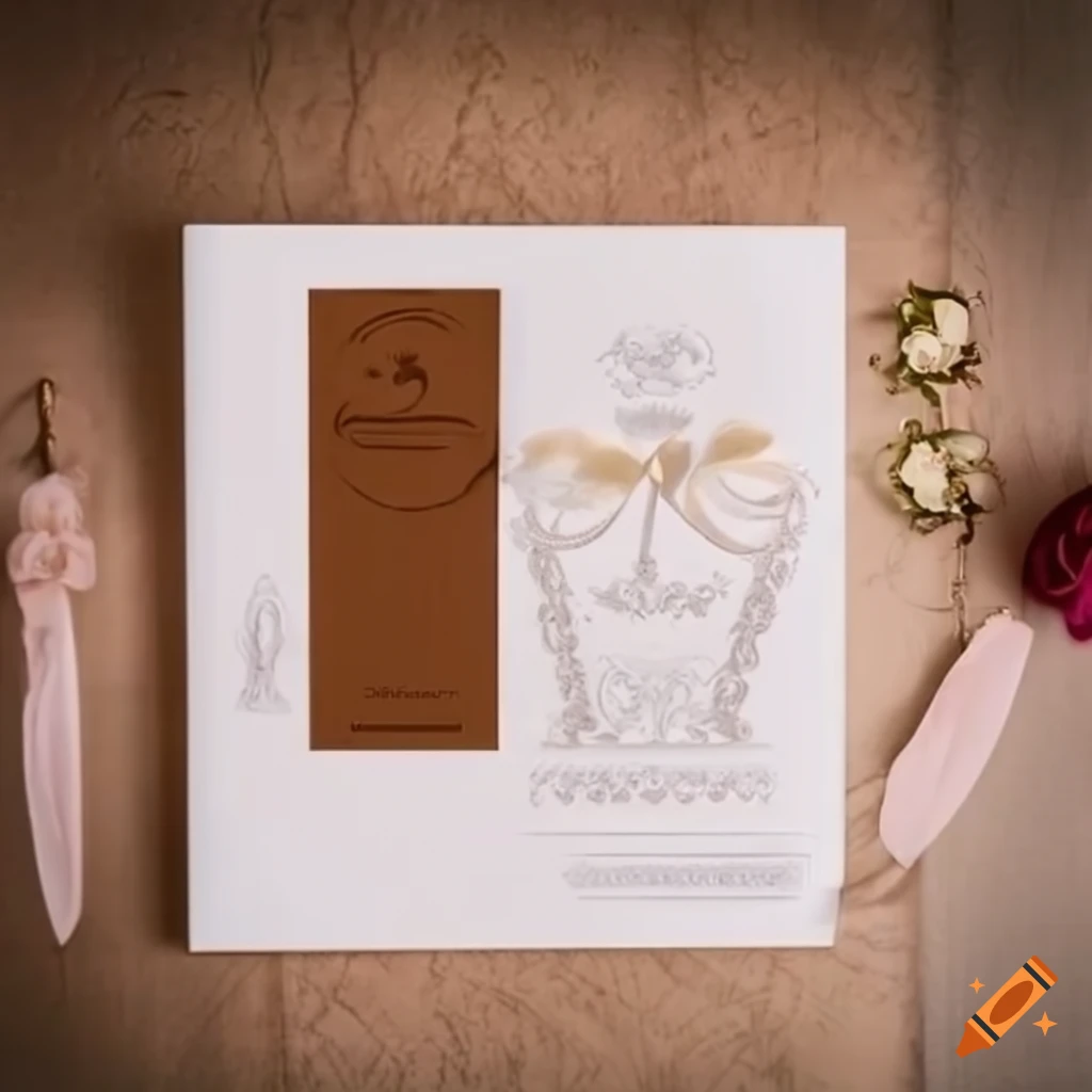 Elegant wedding invitation with names, date, and venue on Craiyon