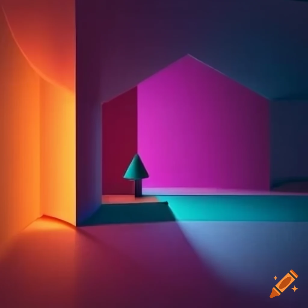 Abstract visual representation of sensorial experience on Craiyon