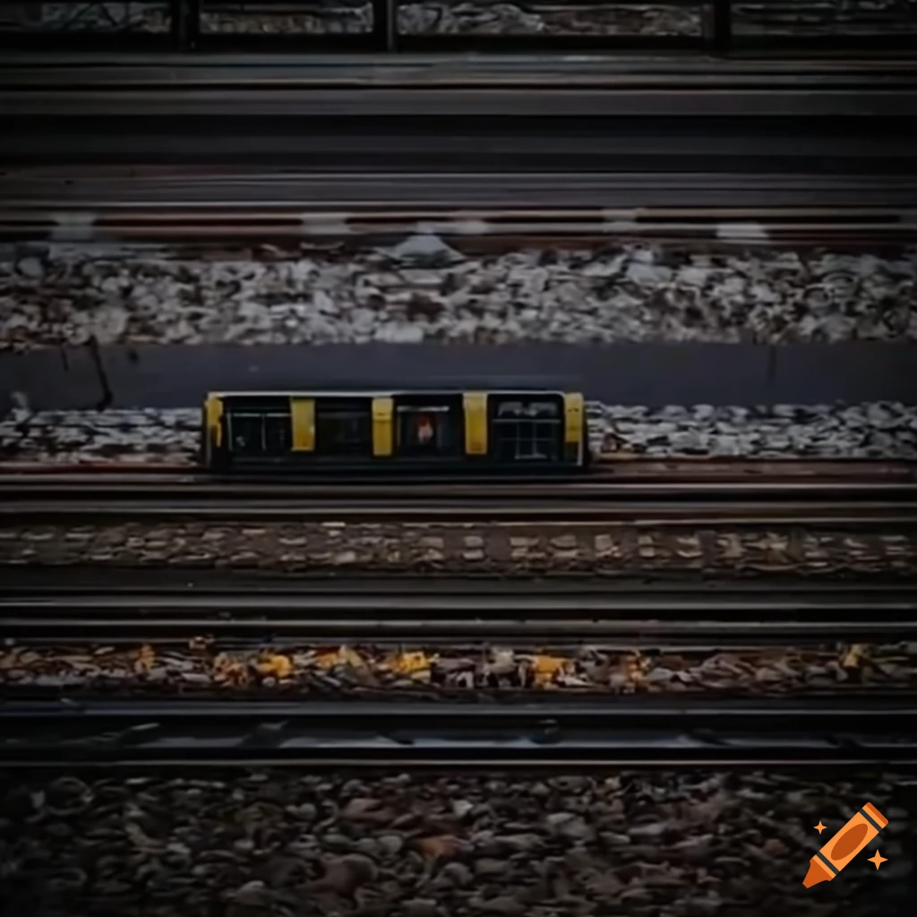 Trainrail network in the shape of the prorail logo