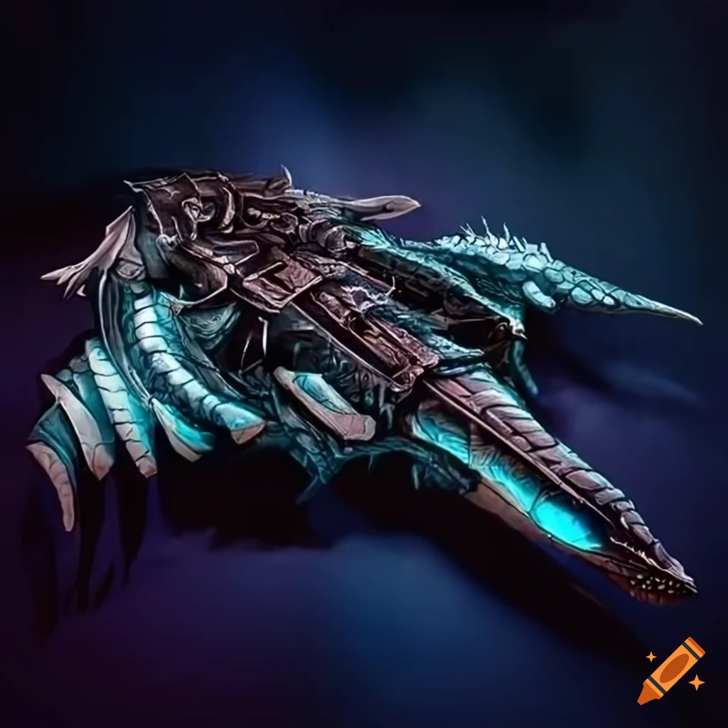 Dragon spaceship on Craiyon