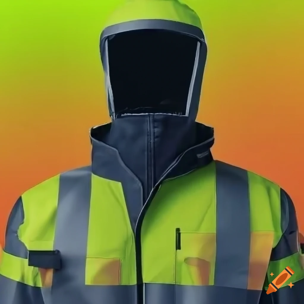 High visibility reflective tactical gear for construction on Craiyon