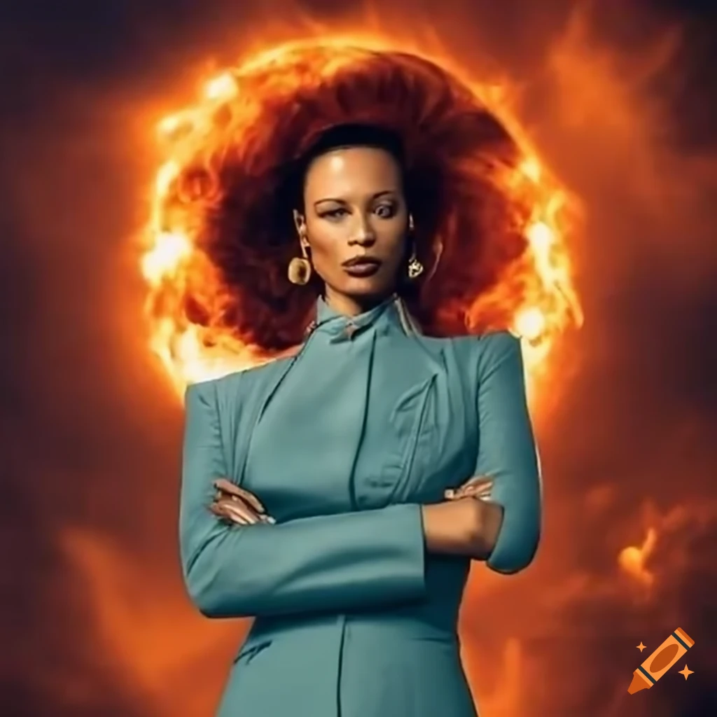 Solar flare destroying technology during news broadcast