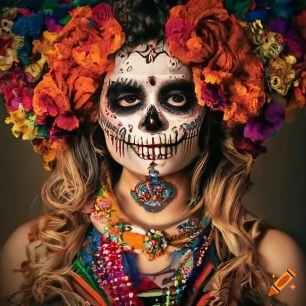 Dia de los muertos celebration on Craiyon