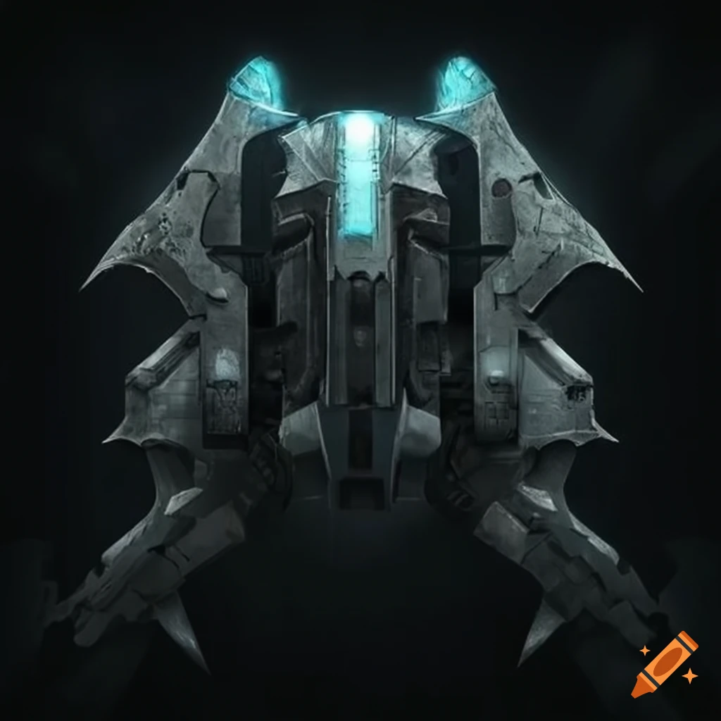 Protoss biomechanical architecture in a modern lunar building on Craiyon