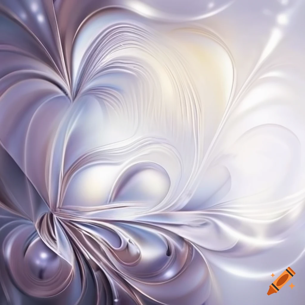 Metallic abstract patterns on Craiyon