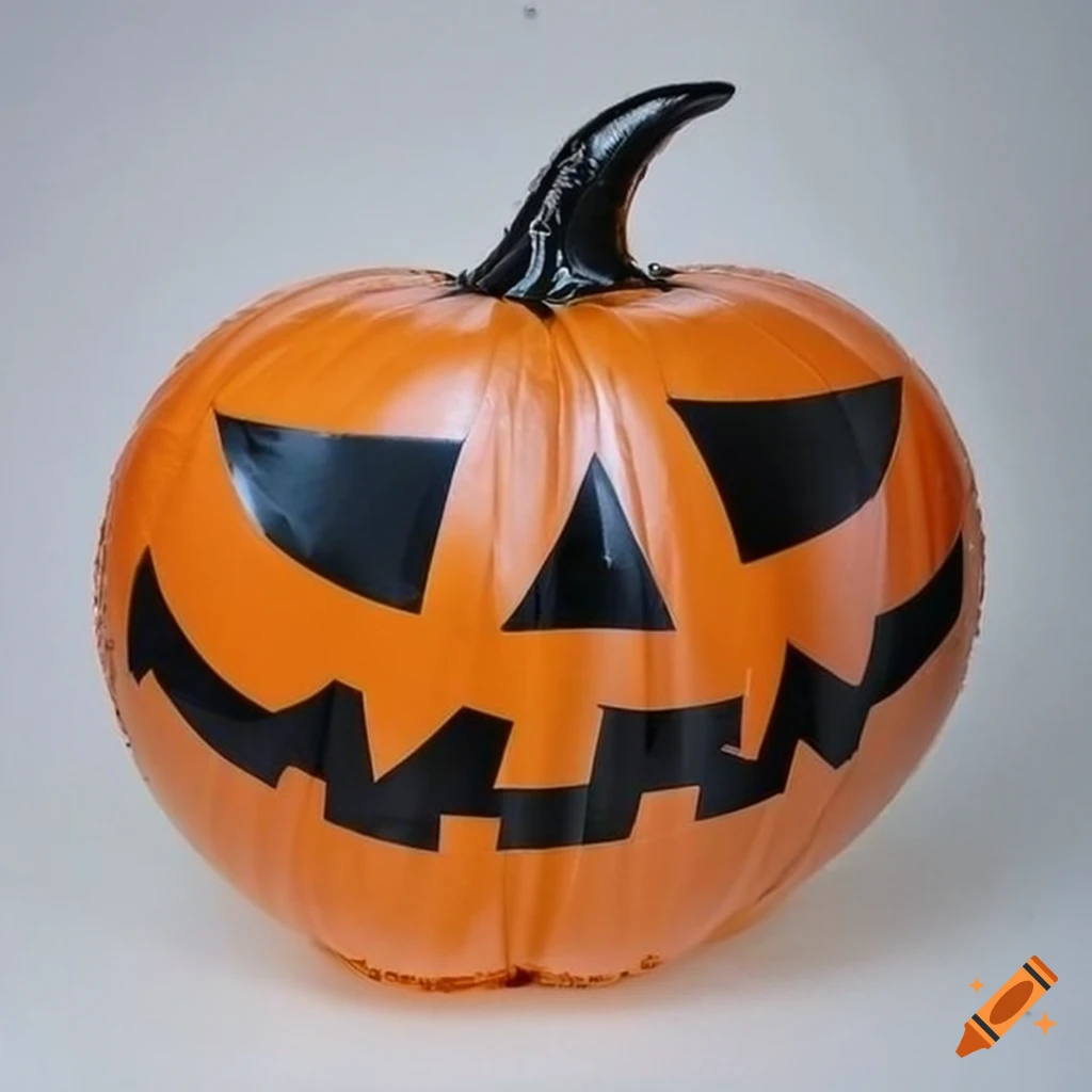 Festive pumpkin-shaped halloween balloons on Craiyon