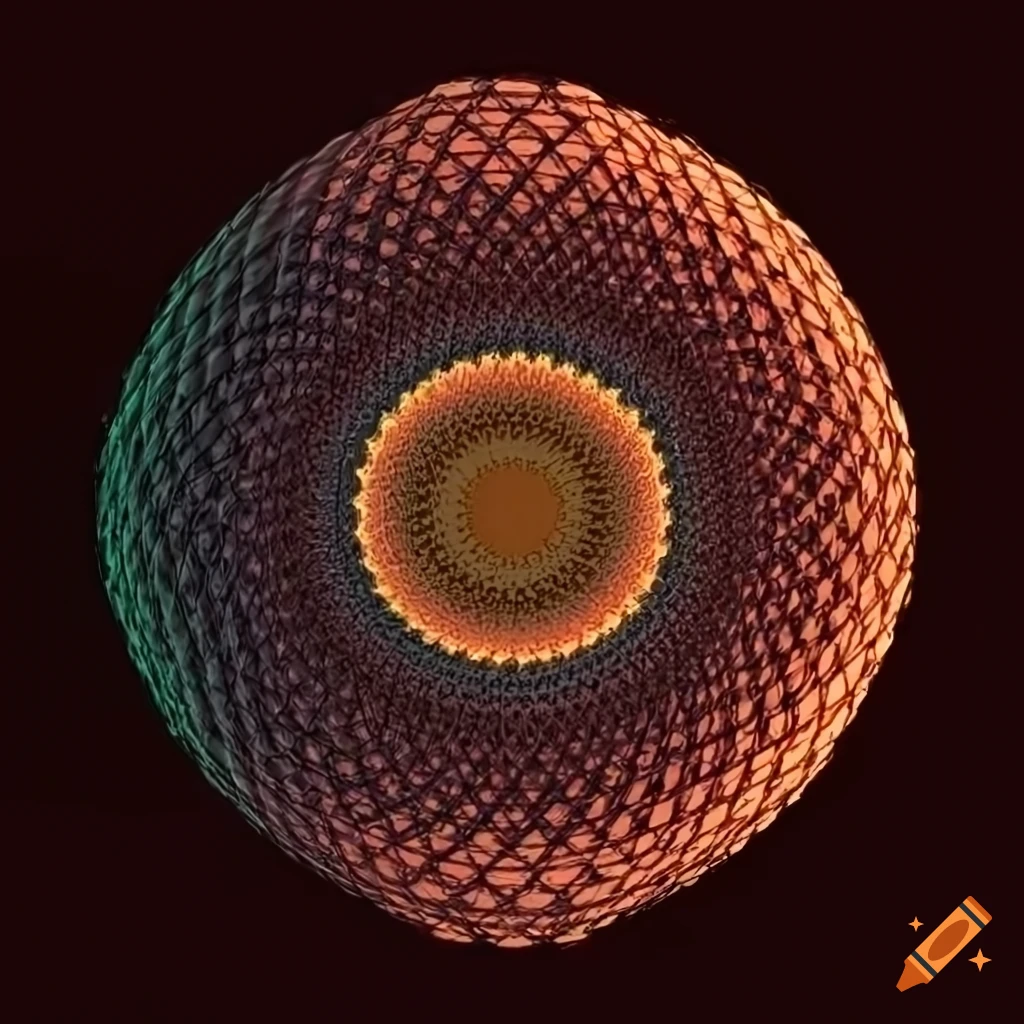 Fractal tiling with geometric shapes
