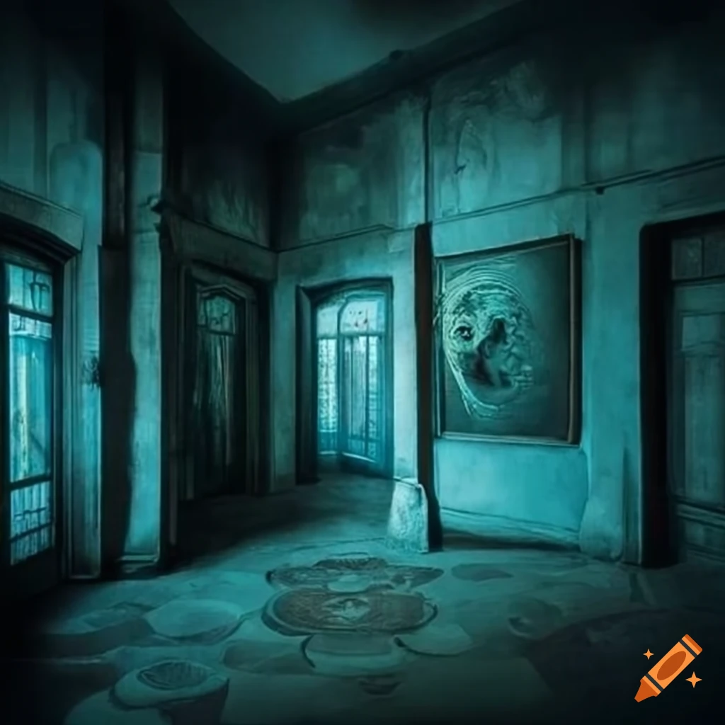 Movie poster for the haunted dybbuk box on Craiyon