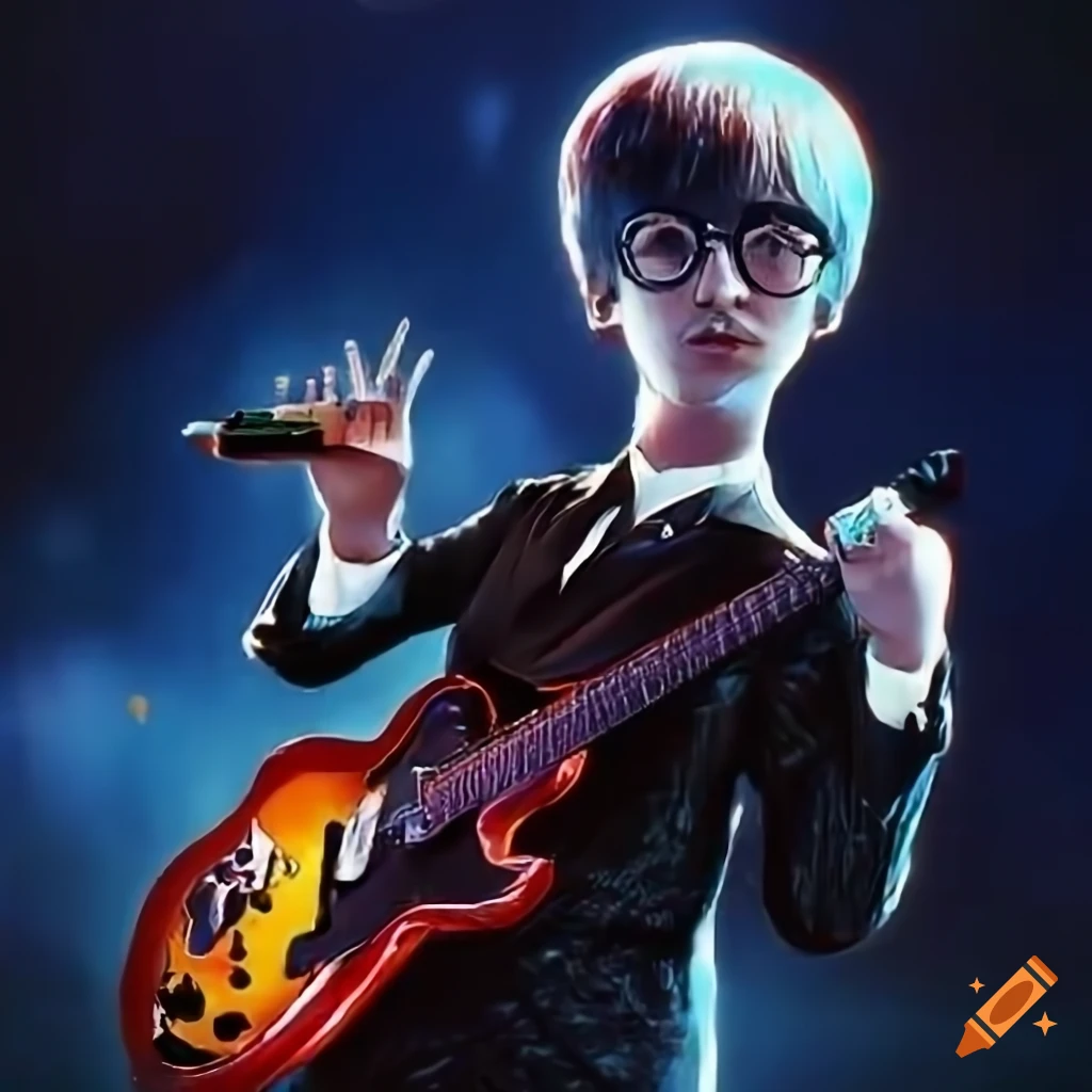 Artwork of the ai-themed beatles