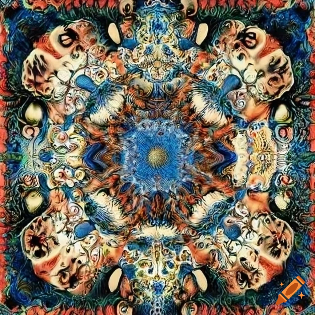 Three-dimensional representation of the present moment in ernst haeckel ...