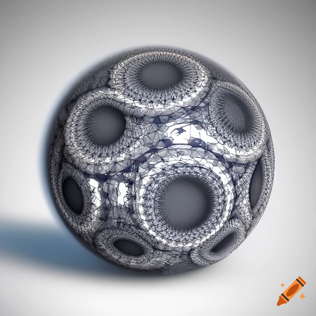 Abstract fractal art with intricate patterns